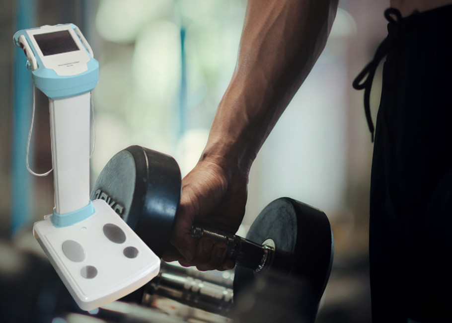 Fat Scale Body Composition Analyzer 8 Point Tactile Electrode System ...