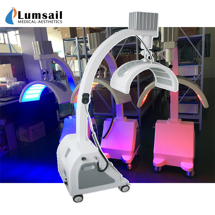 Beauty Salon LED Phototherapy Machine With Red And Blue Light For Skin ...