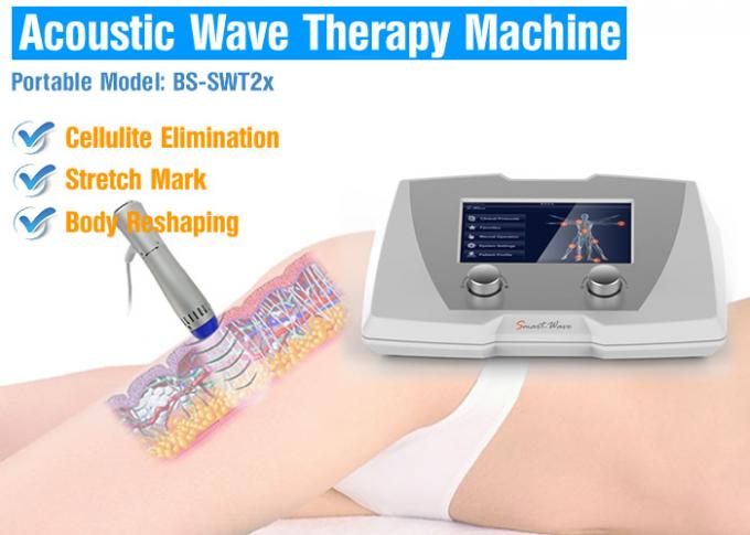 Beauty Acoustic ESWT Shockwave Therapy Machine For Cellulite Reduce ...