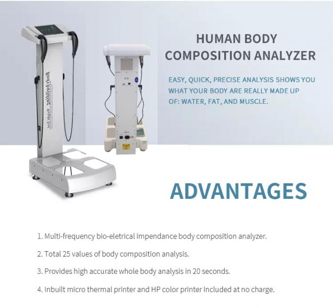 Fitness Tactile Electrode Body Composition Analyser With Touch Screen